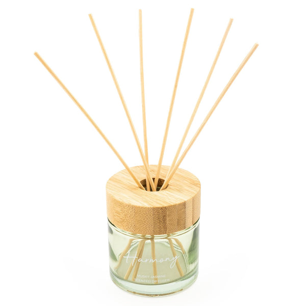 150ml Reed Diffuser with Bamboo Lid and Pinky Sugar Scent - Harmony 6P ...