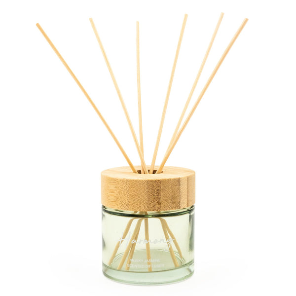 150ml Reed Diffuser with Bamboo Sage Green - Harmony 6PK - Candlelight Home
