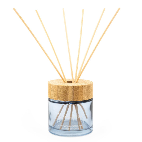150ml Reed Diffuser Bamboo Lid with Cedarwood & Parchouli - Tranquil 6 ...