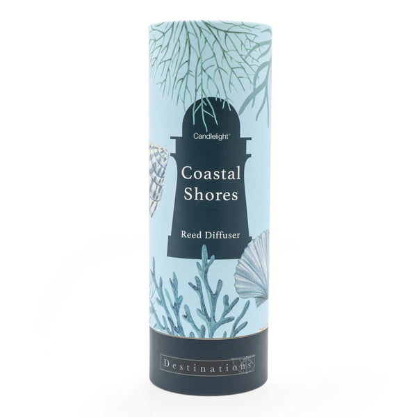 200ML Coastal Shores Reed Diffuser with Seasalt Scent 6PK - Candlelight ...
