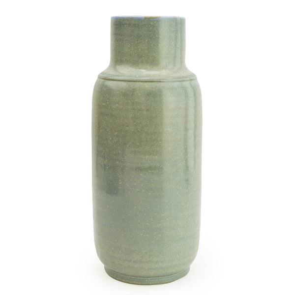 Green Reactive Glaze Vase 29cm 1PK - Candlelight Home