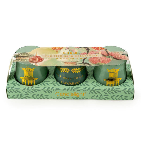 Set of Three Candles – Chengdu 6pk - Candlelight Home