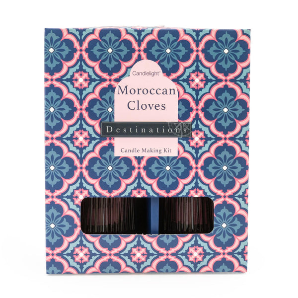 Moroccan Cloves Candle Making Kit with Moroccan Red Cinnamon Scent 6PK - Candlelight Home