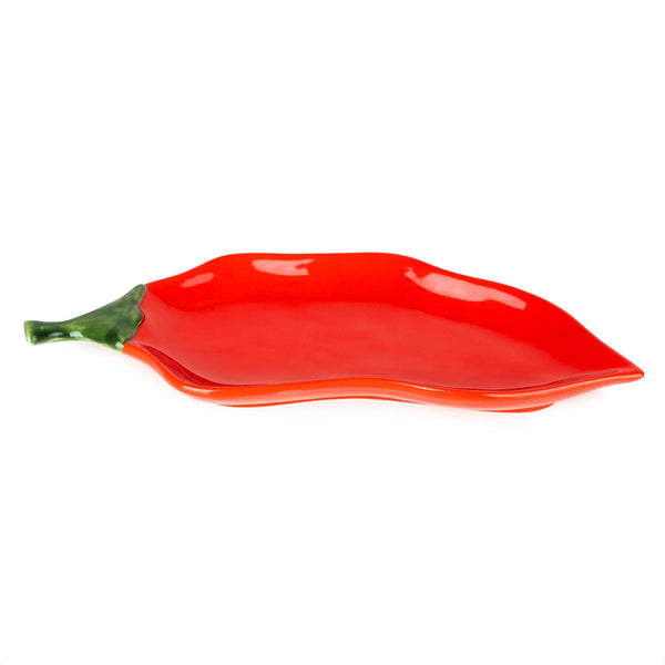 Chilli Shaped Serving Plate - 4PK - Candlelight Home