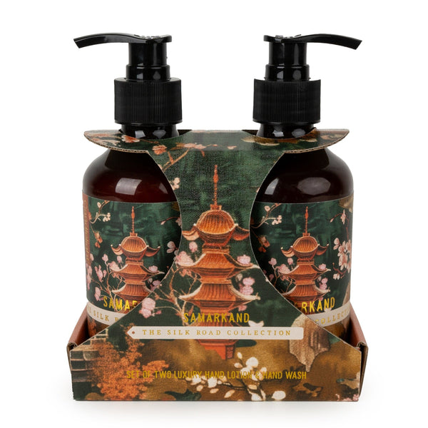 Samarkand Set of 2 250ml Hand Wash & Hand Lotion Set 6PK - Candlelight Home