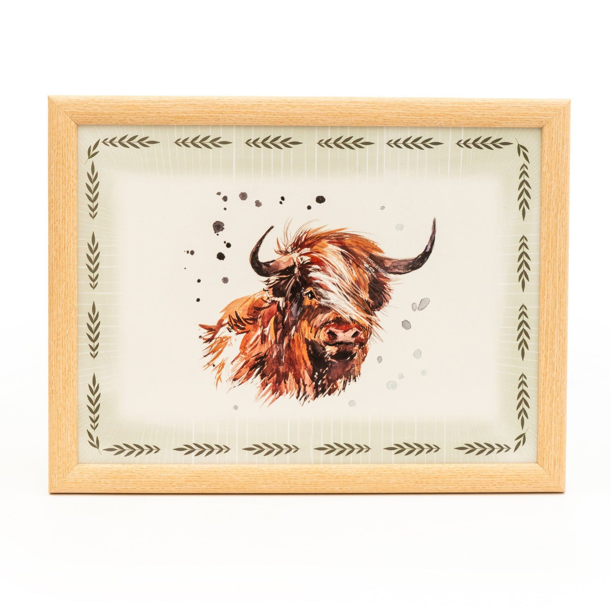 Highland Cow Lap Tray 8PK - Candlelight Home