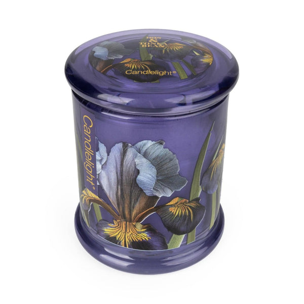 Large Glass Lidded Jar - Iris & Tonka Bean 6PK - Candlelight Home