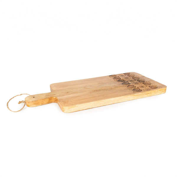 Large Mango Wood Paddle Board - Meze Design 4PK - Candlelight Home