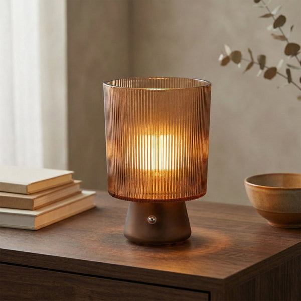 Ridgid LED Touch Lamp - Amber 1pk - Candlelight Home