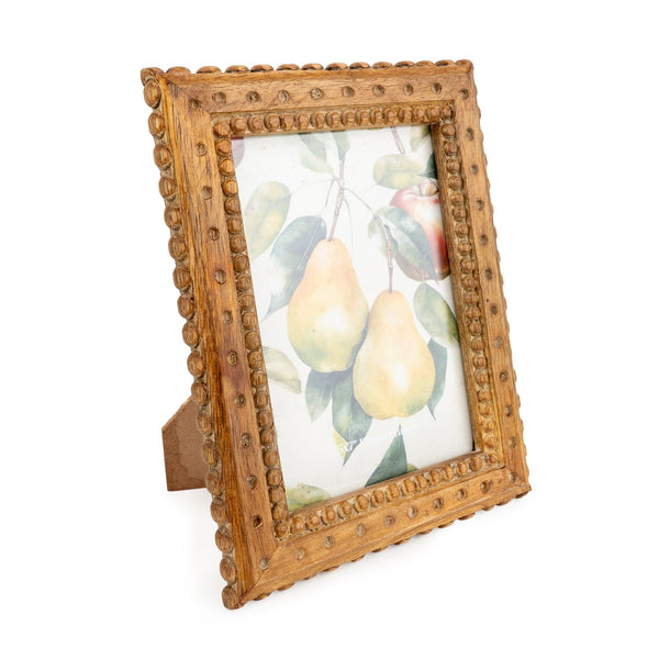 5x7 Photo Frame - Mango Wood Debossed Design 6PK - Candlelight Home