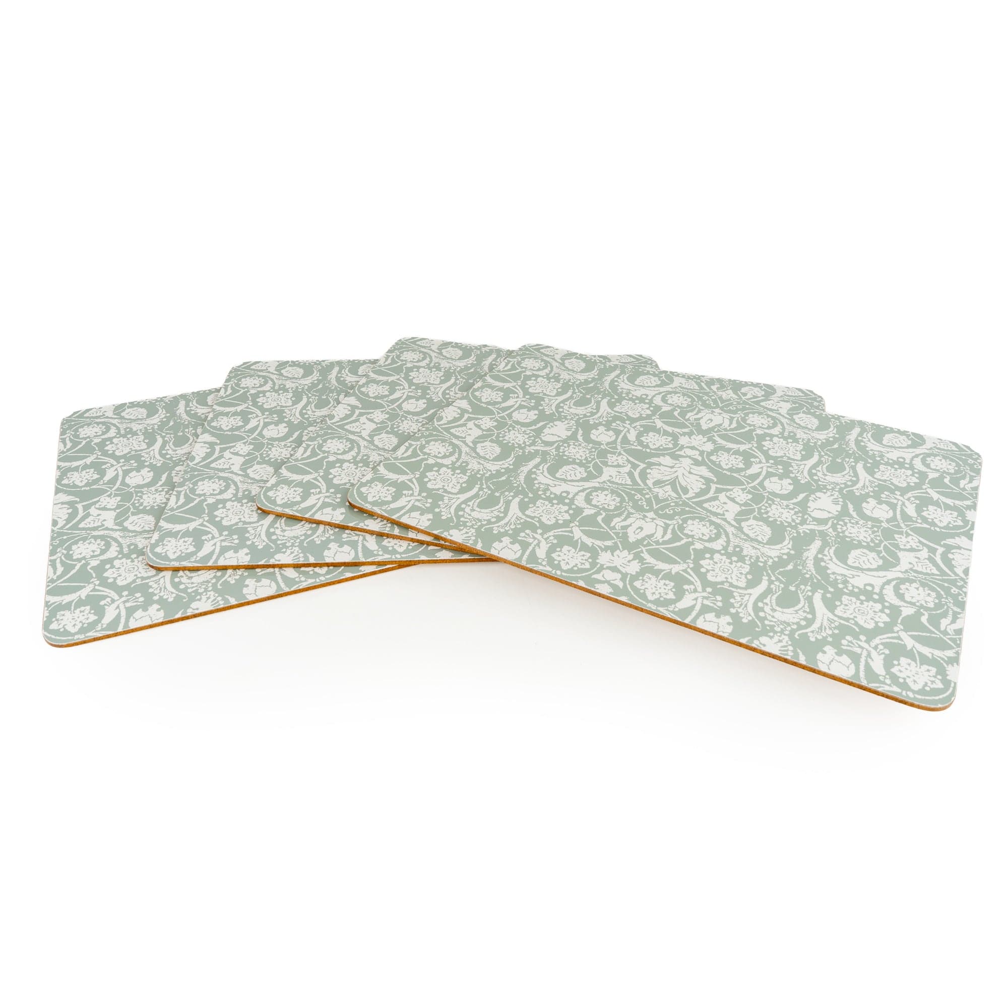 Jeff Banks Set of 4 Placemats - Jacquard Sage Green 4pk - Candlelight Home