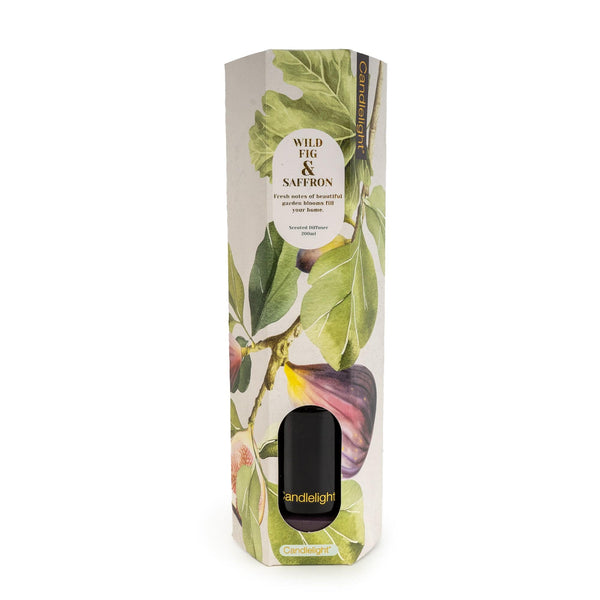200ml Reed Diffuser - Wild Fig & Saffron 6pk - Candlelight Home