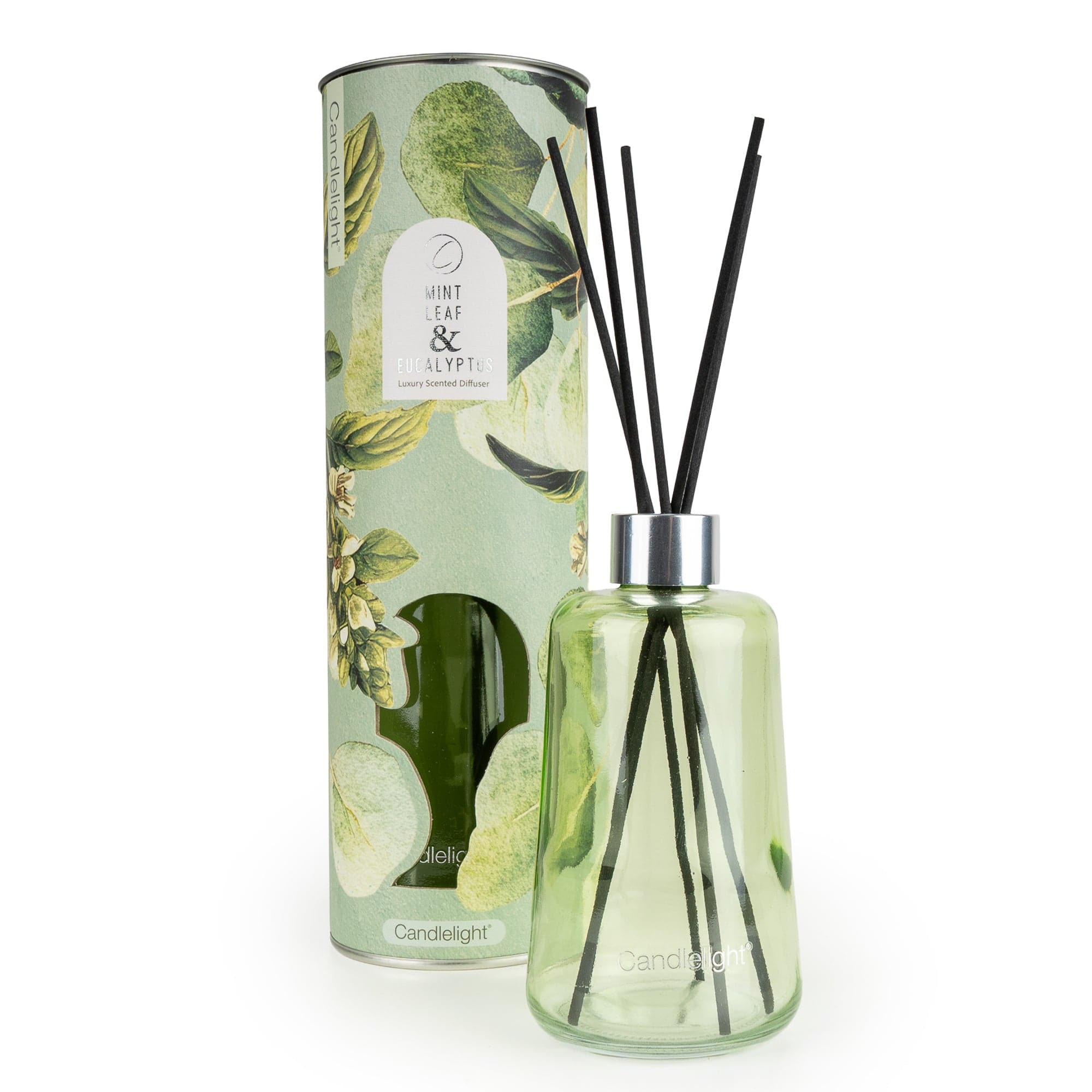 300ml Reed Diffuser - Mint Leaf & Eucalyptus 6pk - Candlelight Home