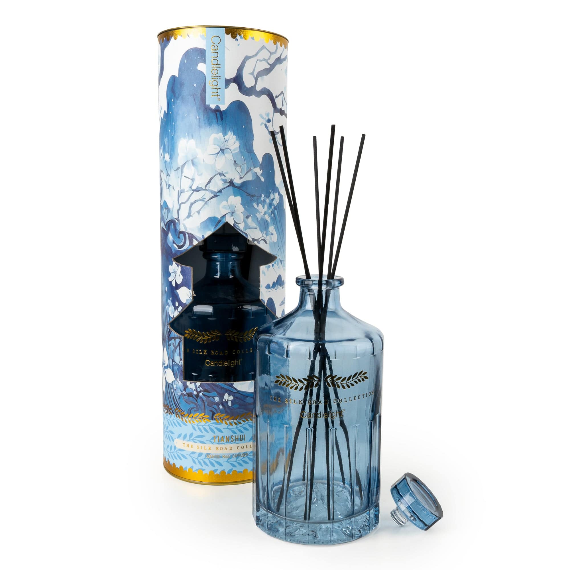 Reed Diffuser – Tianshui Blue 4pk - Candlelight Home
