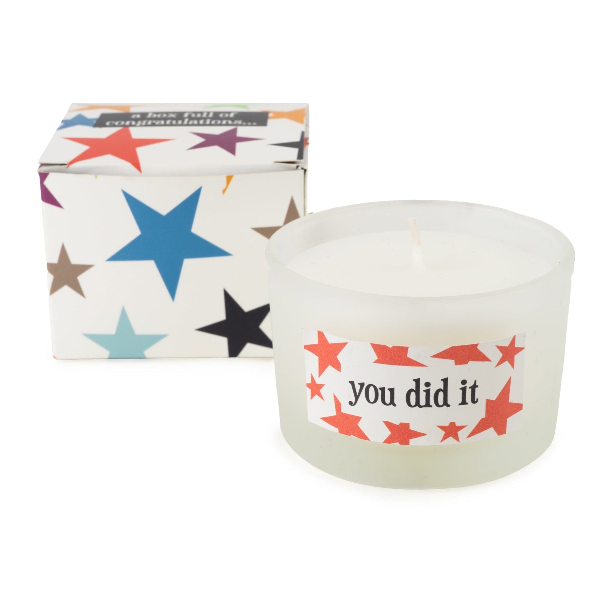 Single Candle Gift Set Congratulations - Brights Stars 6PK ...