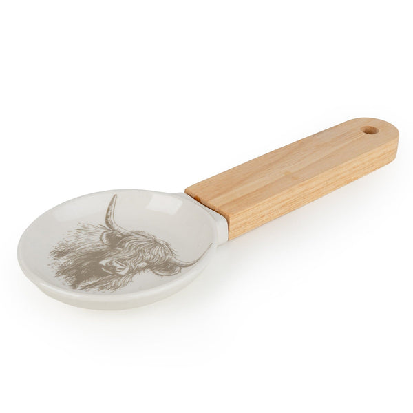 Spoon Rest - Highland Cow 6pk - Candlelight Home