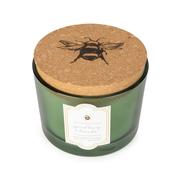 Two-Wick Glass Candle - bees 6PK - Candlelight Home