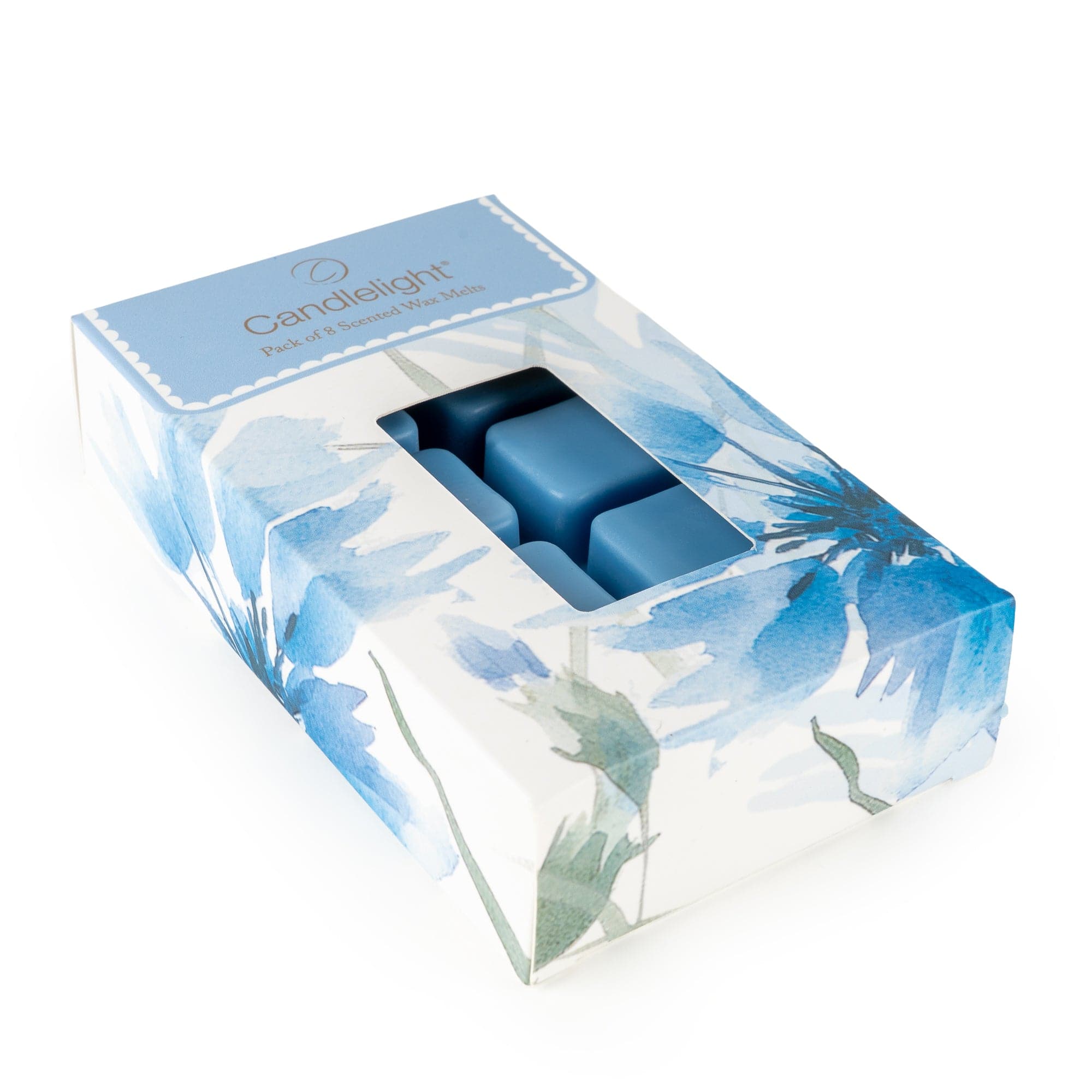 8pk Wax Melts - Blue Flowers 12pk - Candlelight Home