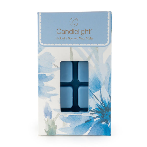 8pk Wax Melts - Blue Flowers 12pk - Candlelight Home
