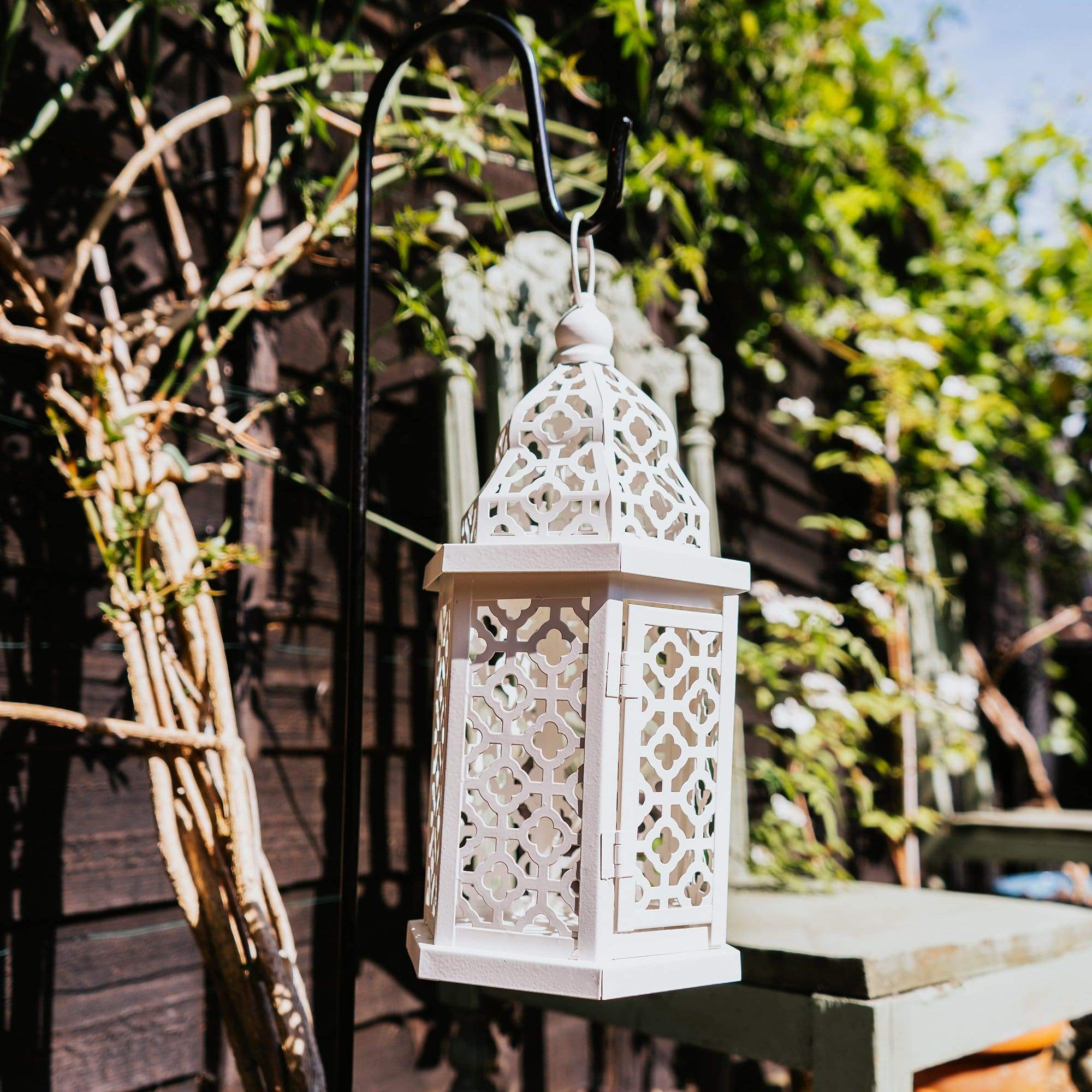 Candle Lanterns On Fence 5 Outdoor Candle Lanterns And Decorative DIY